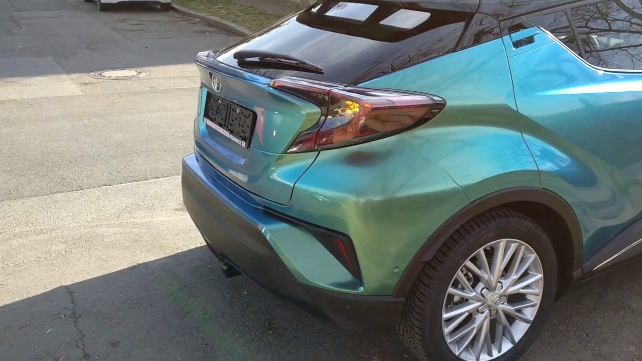 Toyota C-HR, car wrap Hexis HX30BLAB (Chameleon color) - YouTube