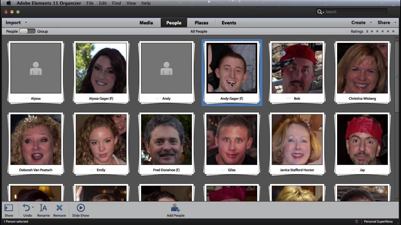 Merging Groups in Photoshop Elements 11 Organizer - YouTube