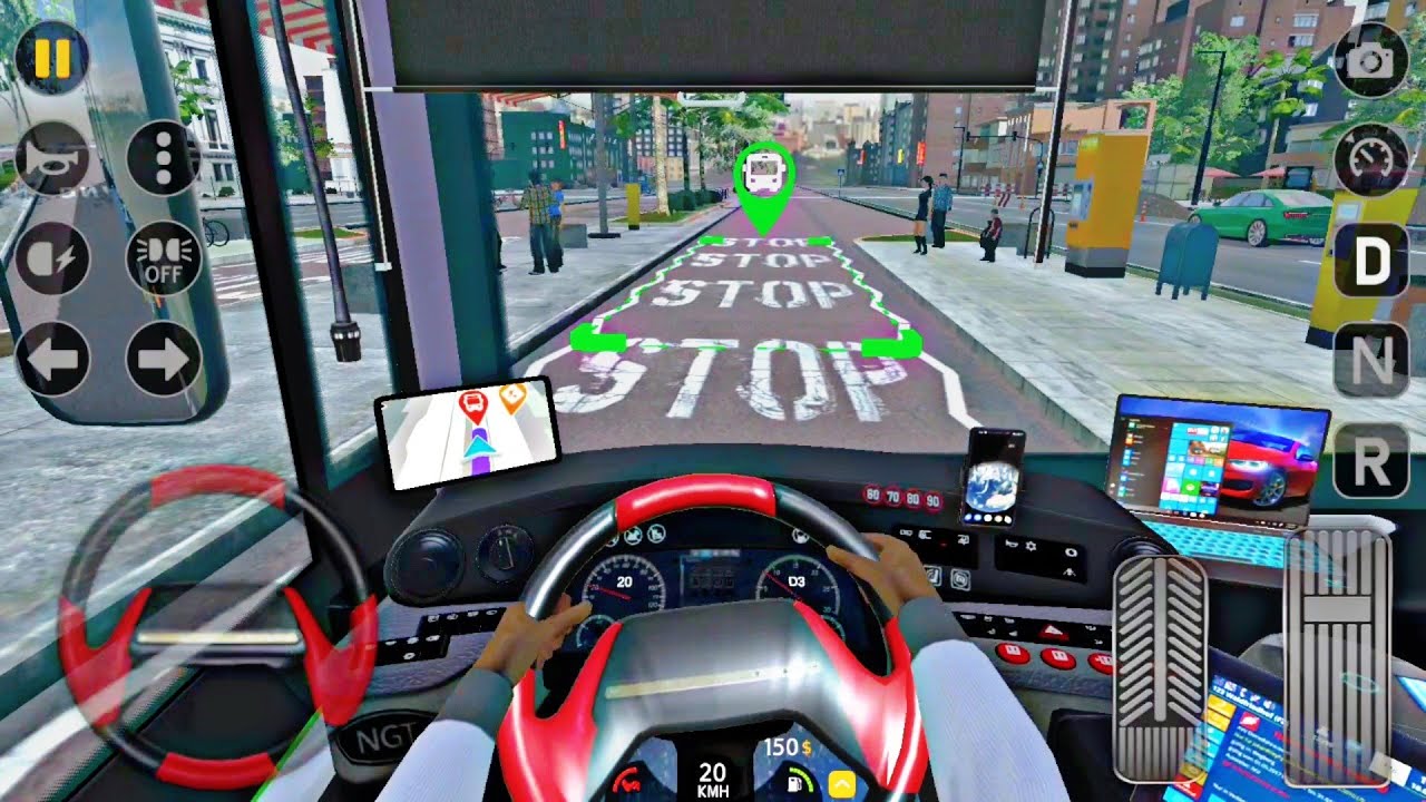 MODERN BUS DRIVING 🚘 Bus Simulator 2023 # Android Gameplay - YouTube