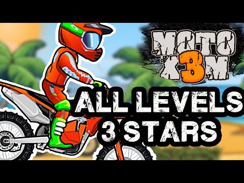 Moto X3M Full Game All Main Story Levels with 3 Stars (1 to 95)