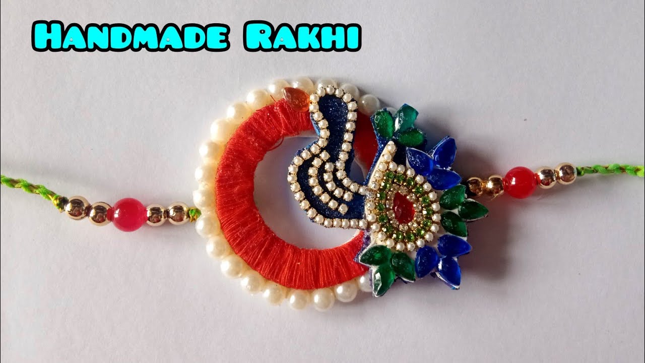 How to make Beautiful Peacock🦚🦚Rakhi||Diy Rakhi making at home||Diy New ...