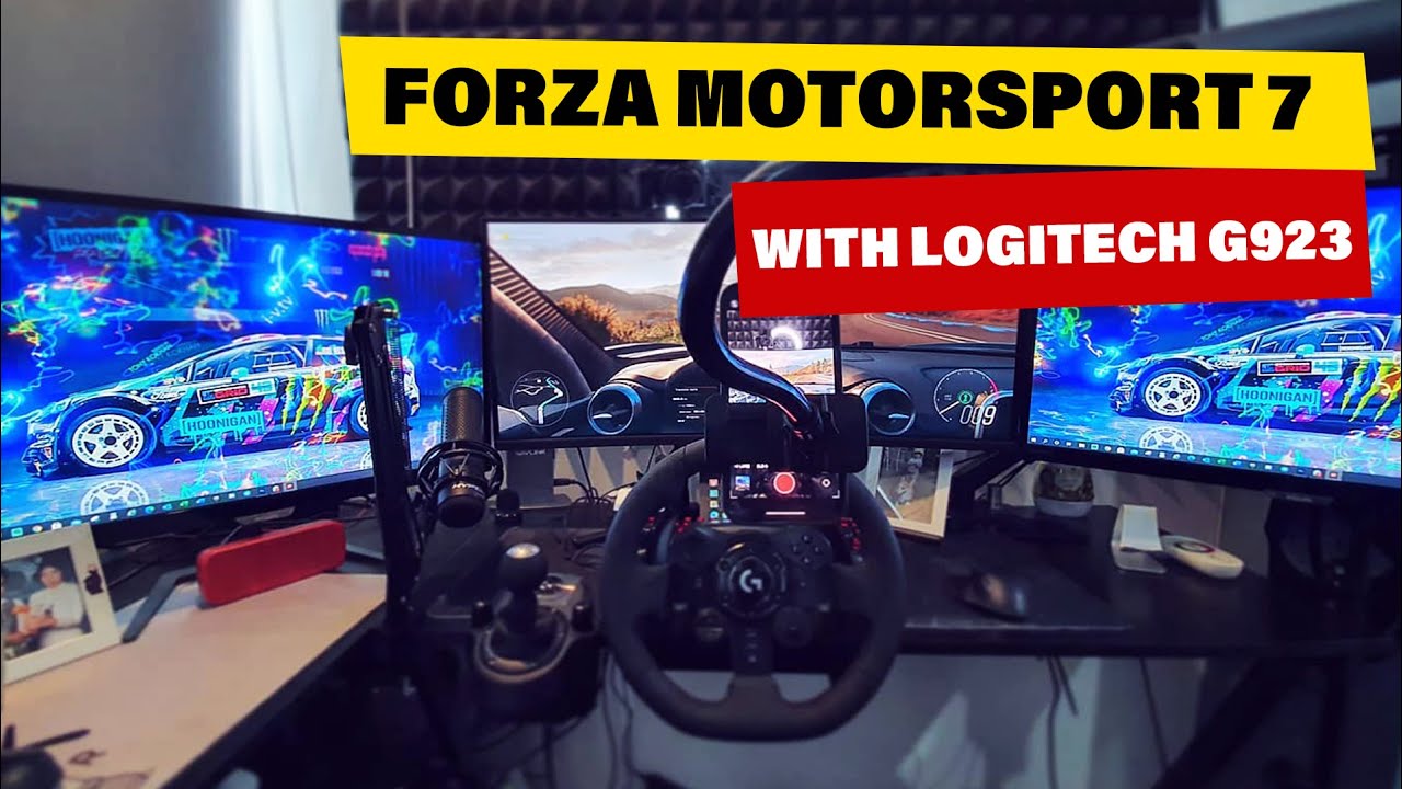 FORZA MOTORSPORT 7 WITH LOGITECH G923 - YouTube