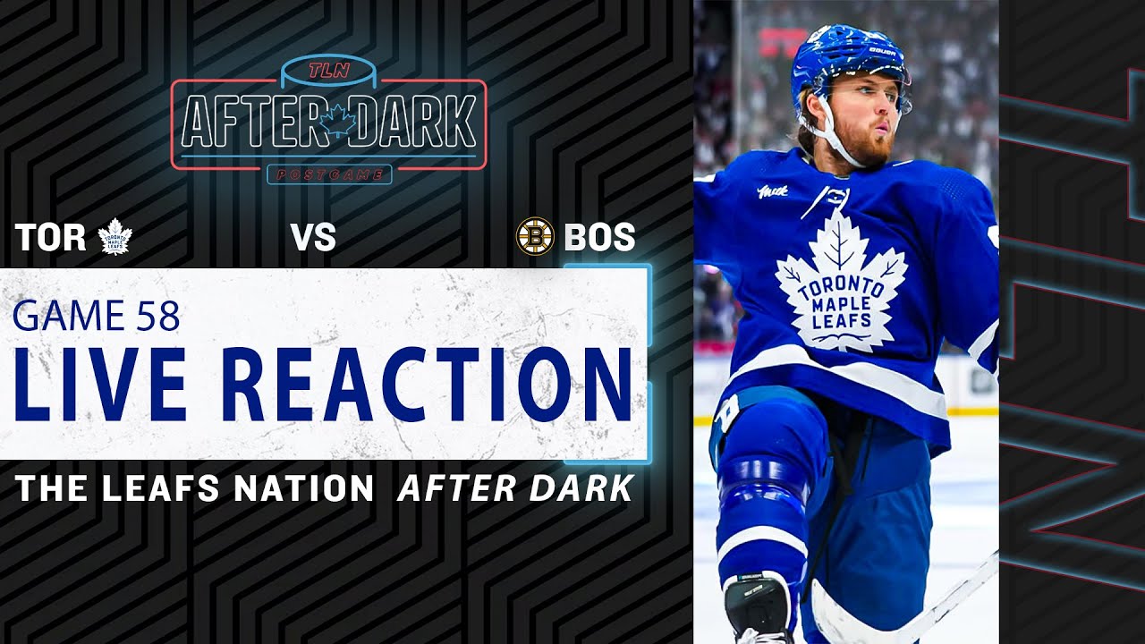Maple Leafs at Boston Bruins LIVE POST GAME ft. Nick Alberga | Game 58 ...