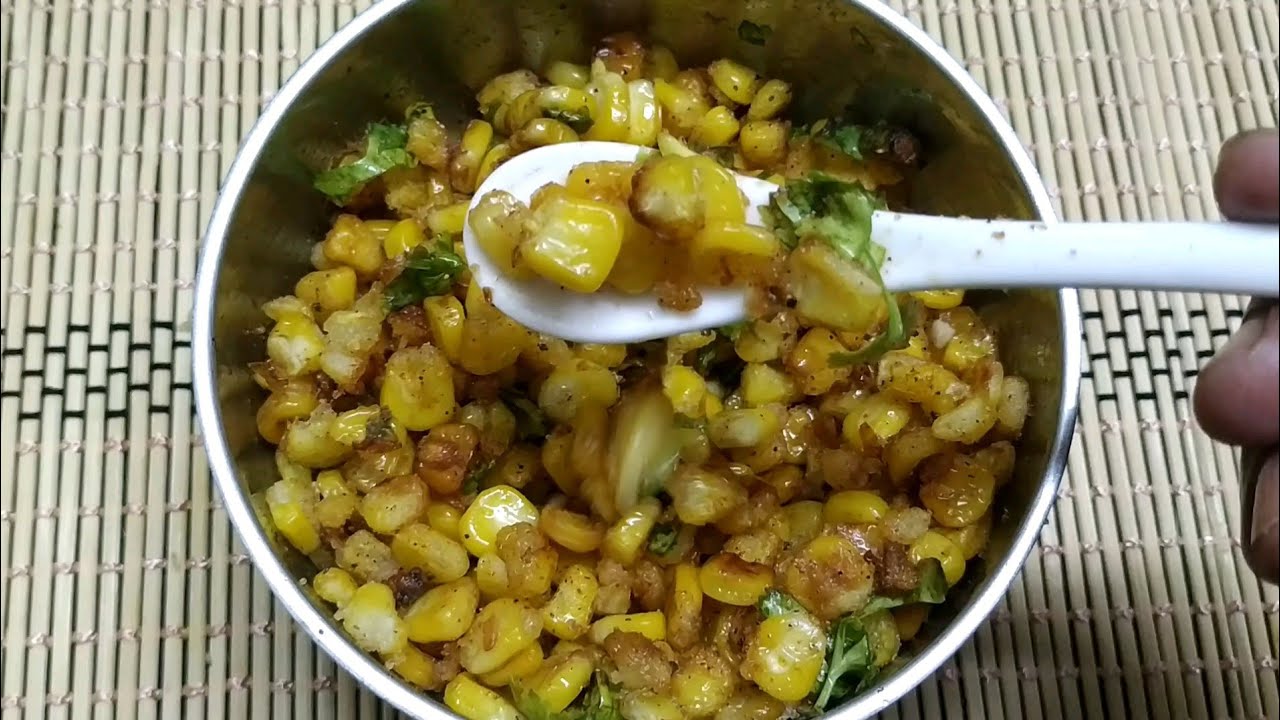 Evening Chat 🙄or Snacks😋|Crispy chilli 🌽Corn Recipe - YouTube