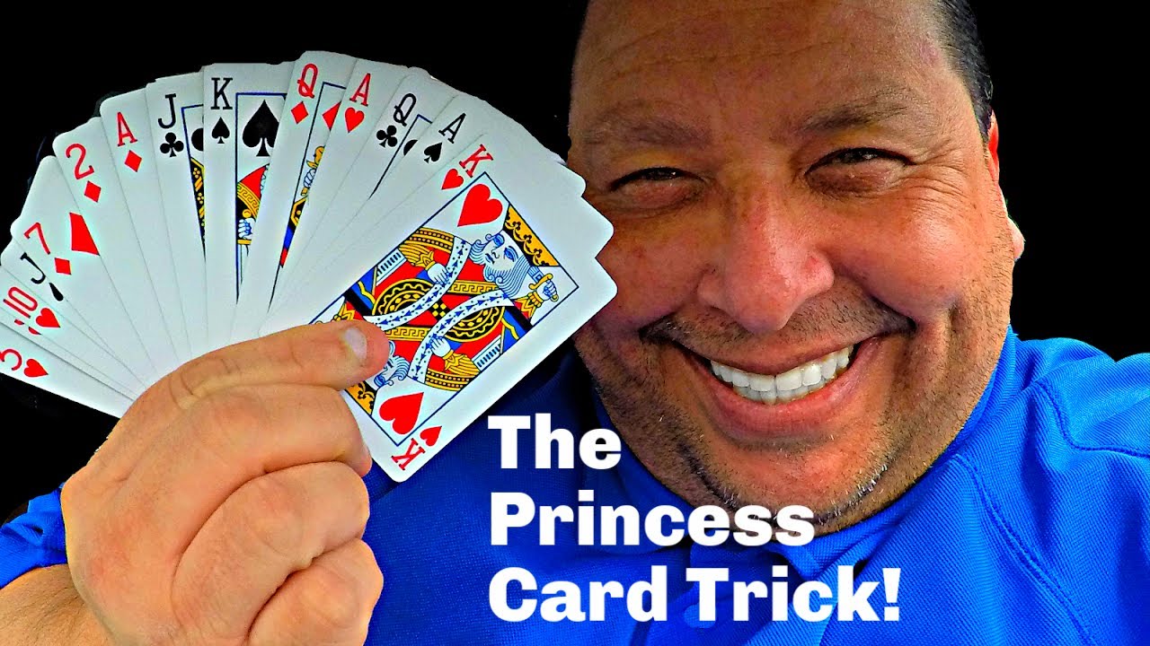 The Princess Card Trick - My first Cringy attempt at Magic! - YouTube