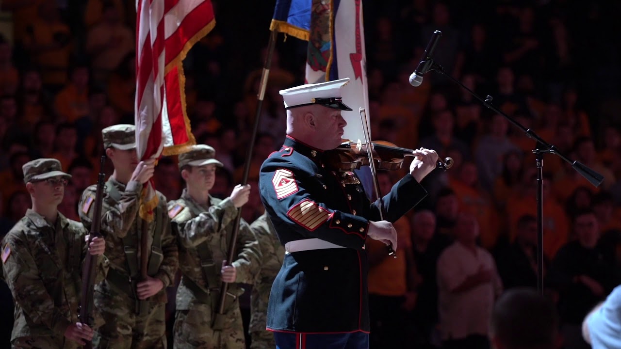 National Anthem performed on Violin by MGySgt Peter Wilson, USMC - YouTube