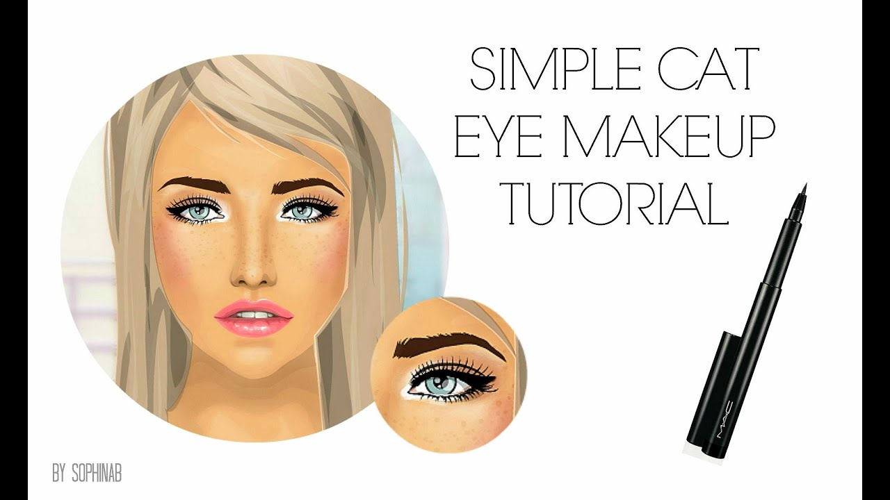 Simple Cat Eye Makeup Tutorial ~ Sophinab Youtube