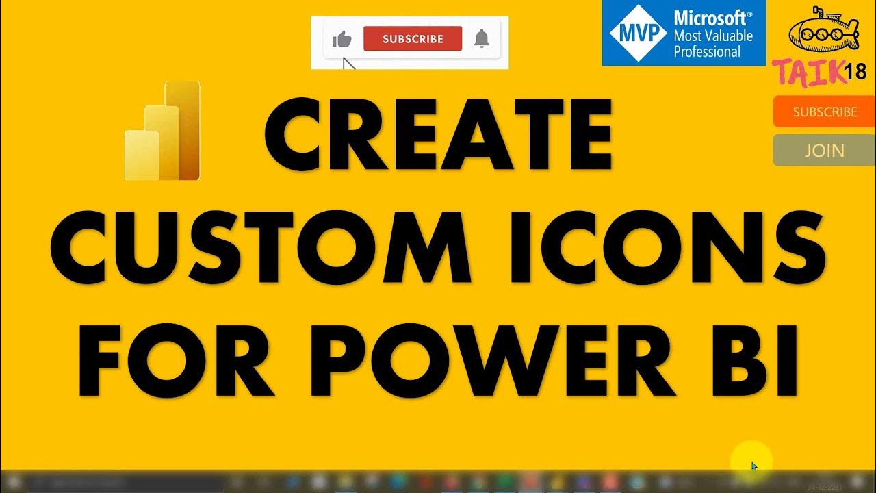 Customized Icon in Power BI easily | Power BI Pro Tip: Personalize ...