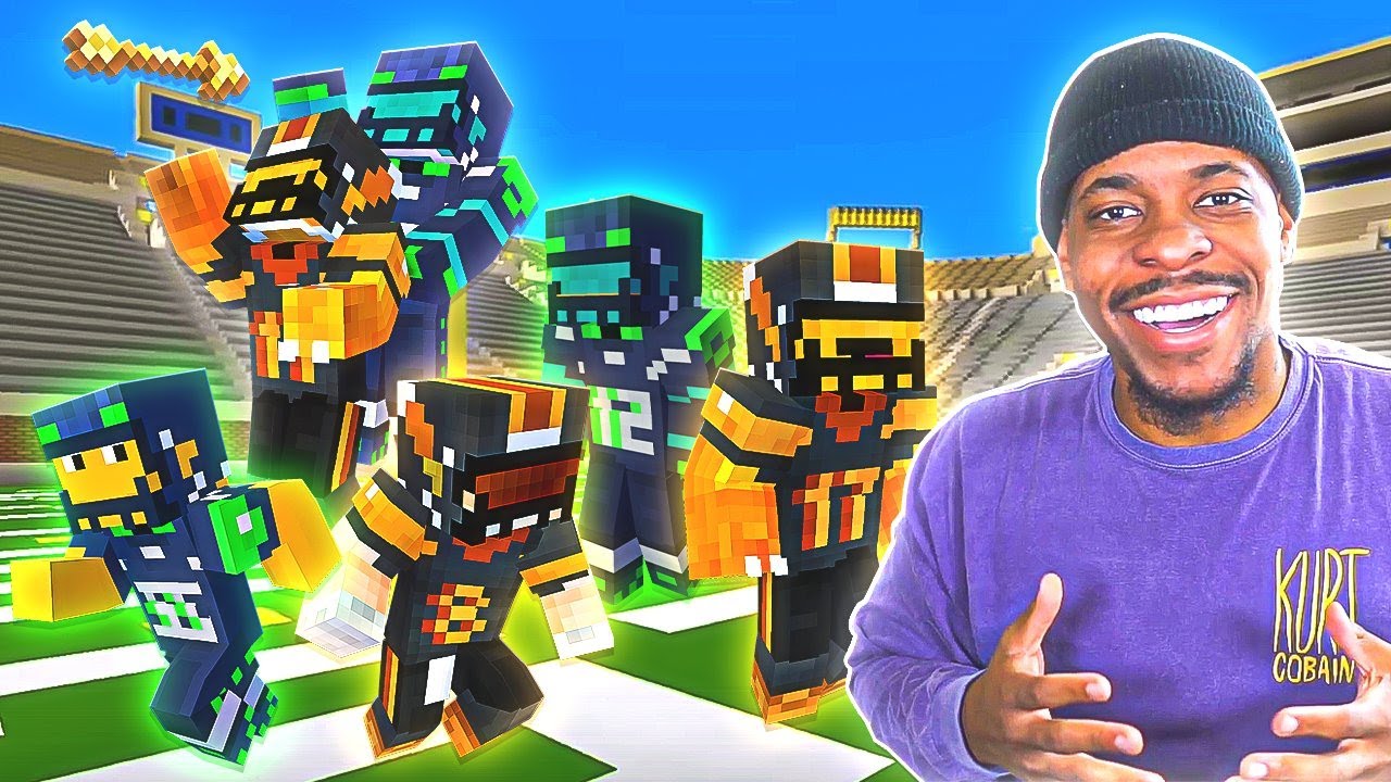 I Officially Joined The Minecraft Football League ... - YouTube