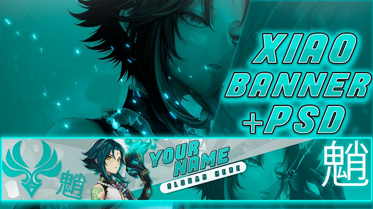 XIAO BANNER + PSD | Genshin impact 1.5 | SPEED ART #2 - YouTube