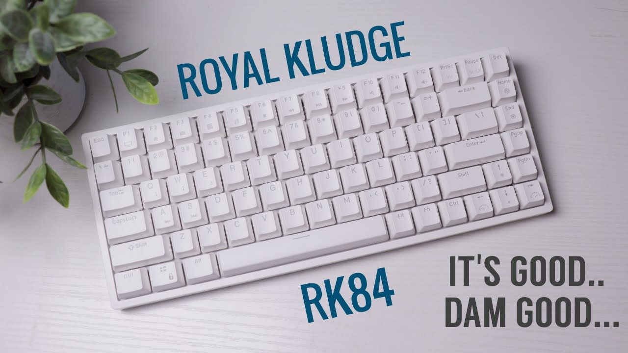 Royal Kludge RK84 Mechanical Keyboard - Review and Sound Test - YouTube