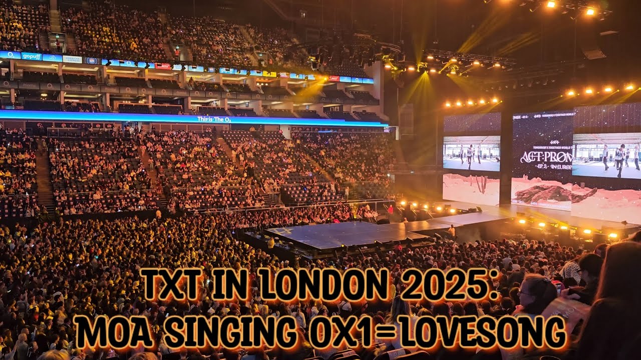 250325 TXT in London [ACT : PROMISE - EP. 2] MOA singing preconcert 0X1 ...