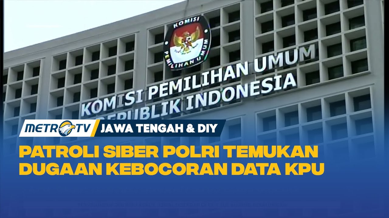 Patroli Cyber Polri Temukan Dugaan Data KPU yang Bocor - YouTube