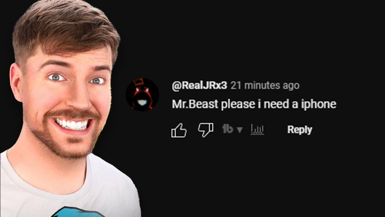 STRANGE Mr. Beast YouTube Comments! - YouTube