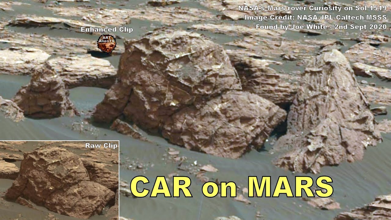 CAR Found on MARS - Techno Fossil - ArtAlienTV - YouTube