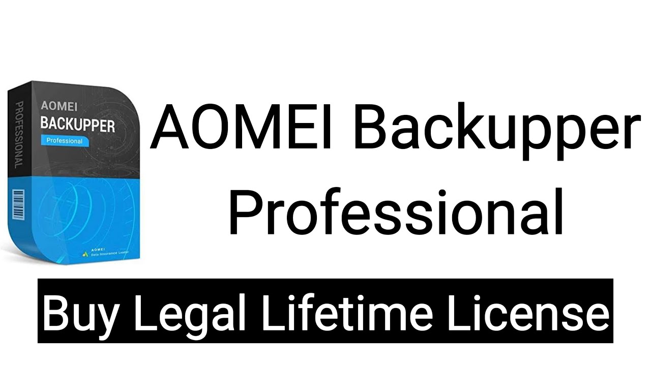 how to buy Lifetime license of AOMEI Backupper Professional | Amir Tech ...