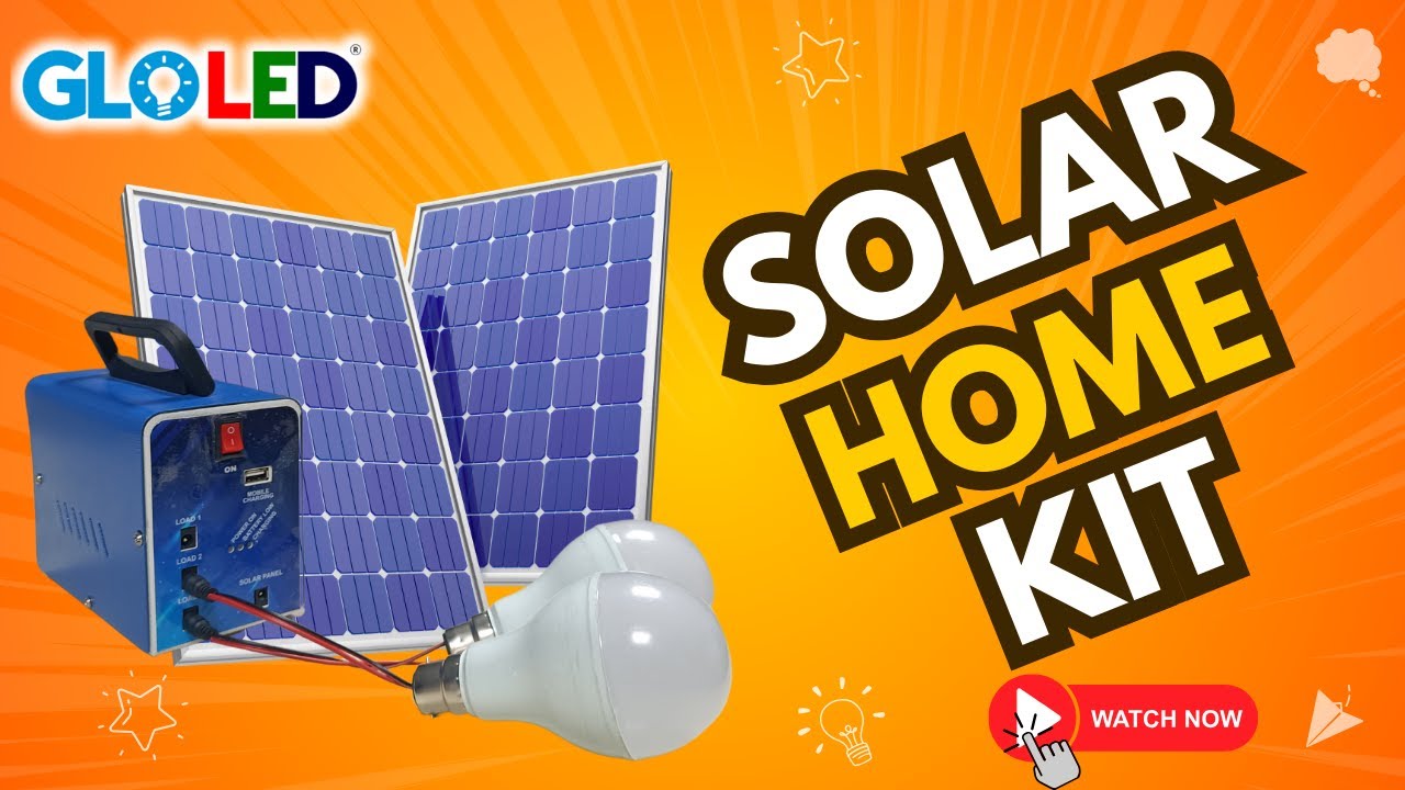 "Transform Your Home with GLOLED Solar Home Kit: Clean Energy Made Easy ...