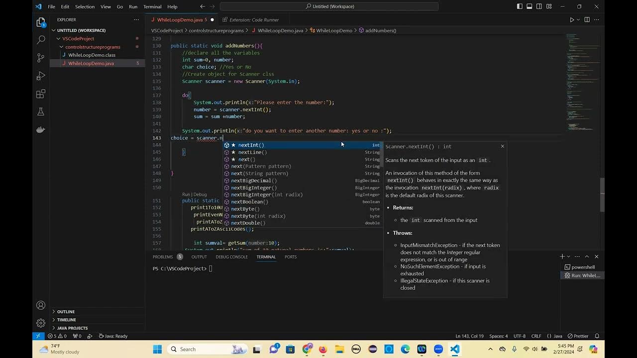 CoreJava ControlStructures DoWhile Programs For Loop Feb 27 2024 - YouTube