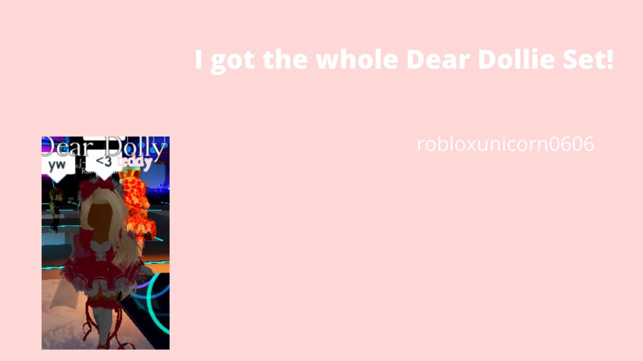 I GOT THE WHOLE DEAR DOLLIE SET! - YouTube