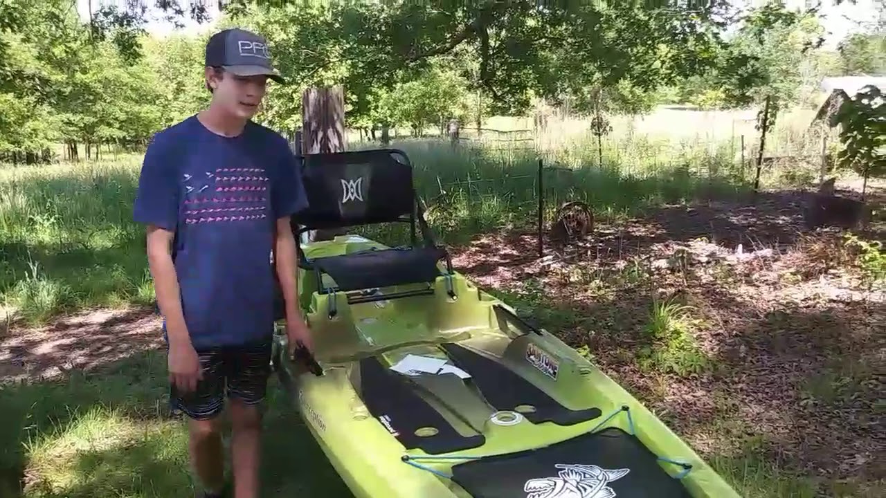 Putting Decals on my Perception Outlaw!! - YouTube