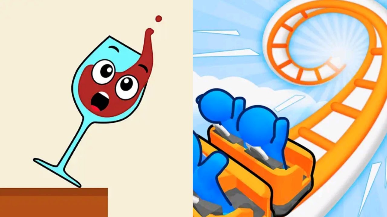 Spill it VS Runner Coaster - All Levels SpeedRun Gameplay ep1 - YouTube