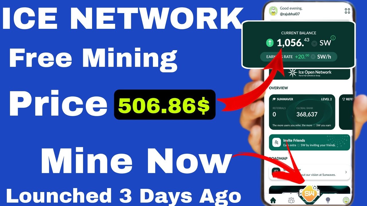 Ice Network | 2nd Version Mining App Lounched 3 Day's Ago | Start Mining Now | Don't Ever Miss ...