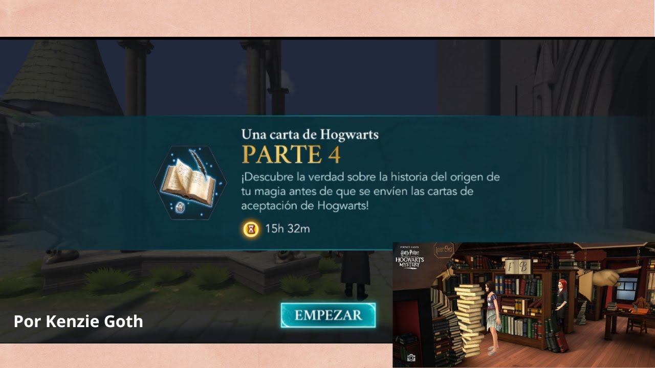 04 UNA CARTA DE HOGWARTS - Hogwarts Mystery ( Harry Potter ) By Kenzie ...