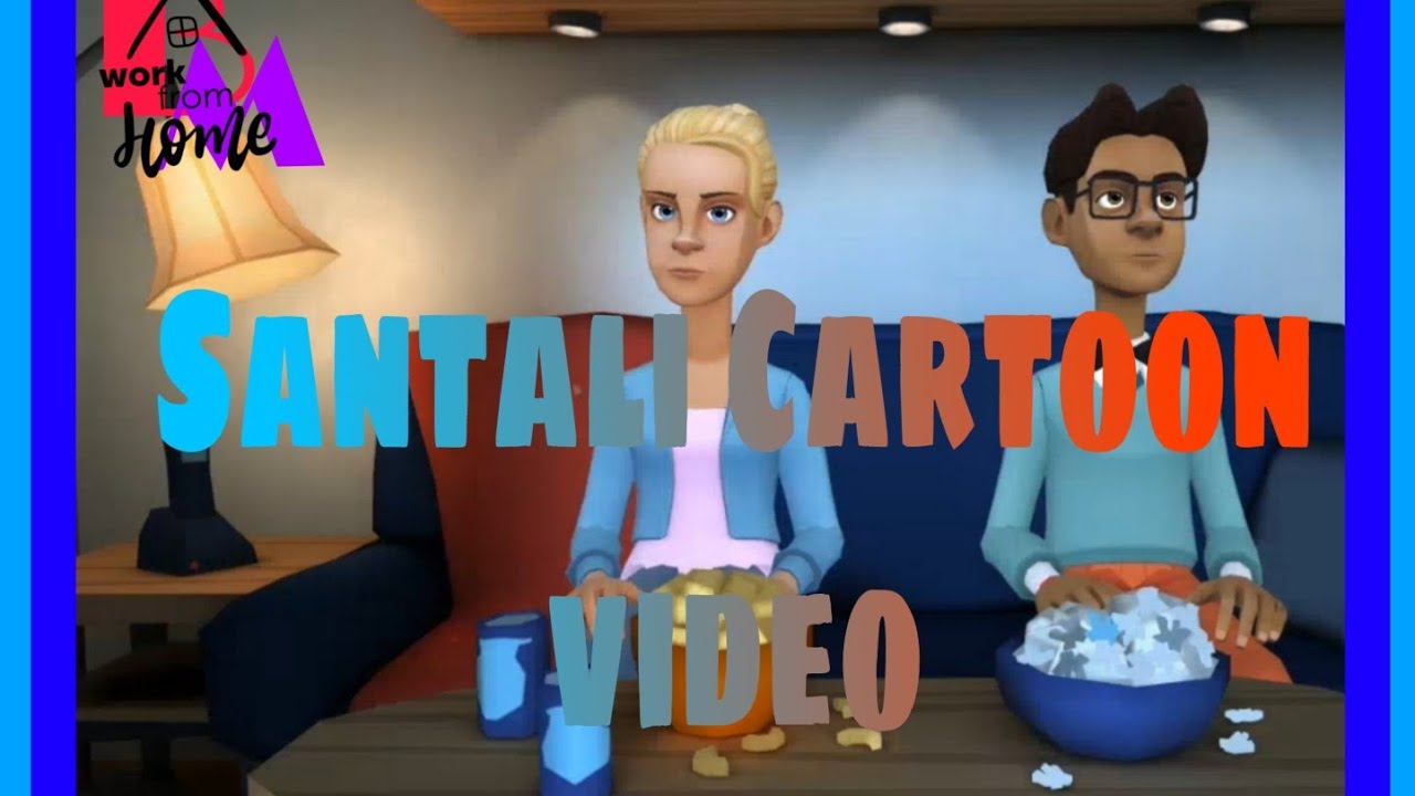 new santali comedy video//santali cartoon comedy//new santali cartoon ...