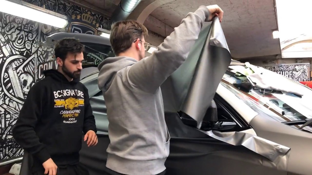 BMW X4 Matte metallic Gunmetal car wrap - YouTube