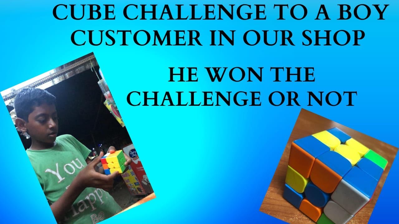 🌈3x3 Cube completion Challenge | Did he complete the challenge | Won or ...