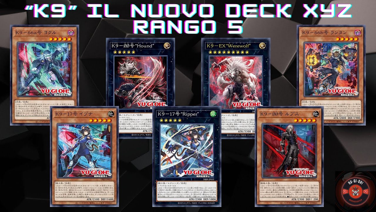 Il nuovo archetipo di Yu-Gi-Oh! XYZ "K9" annunciato, le carte che vi ...