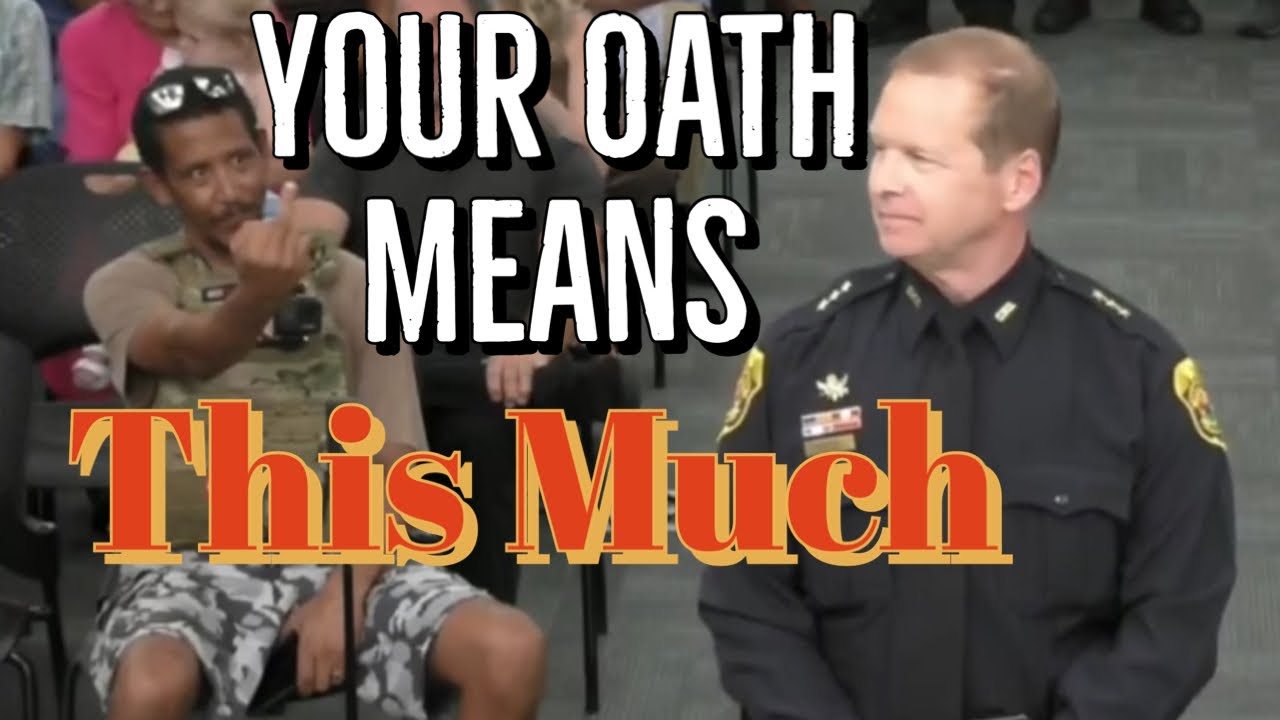 Chief Gandy Gets Sworn In For Being A Hands On Tyrant - YouTube