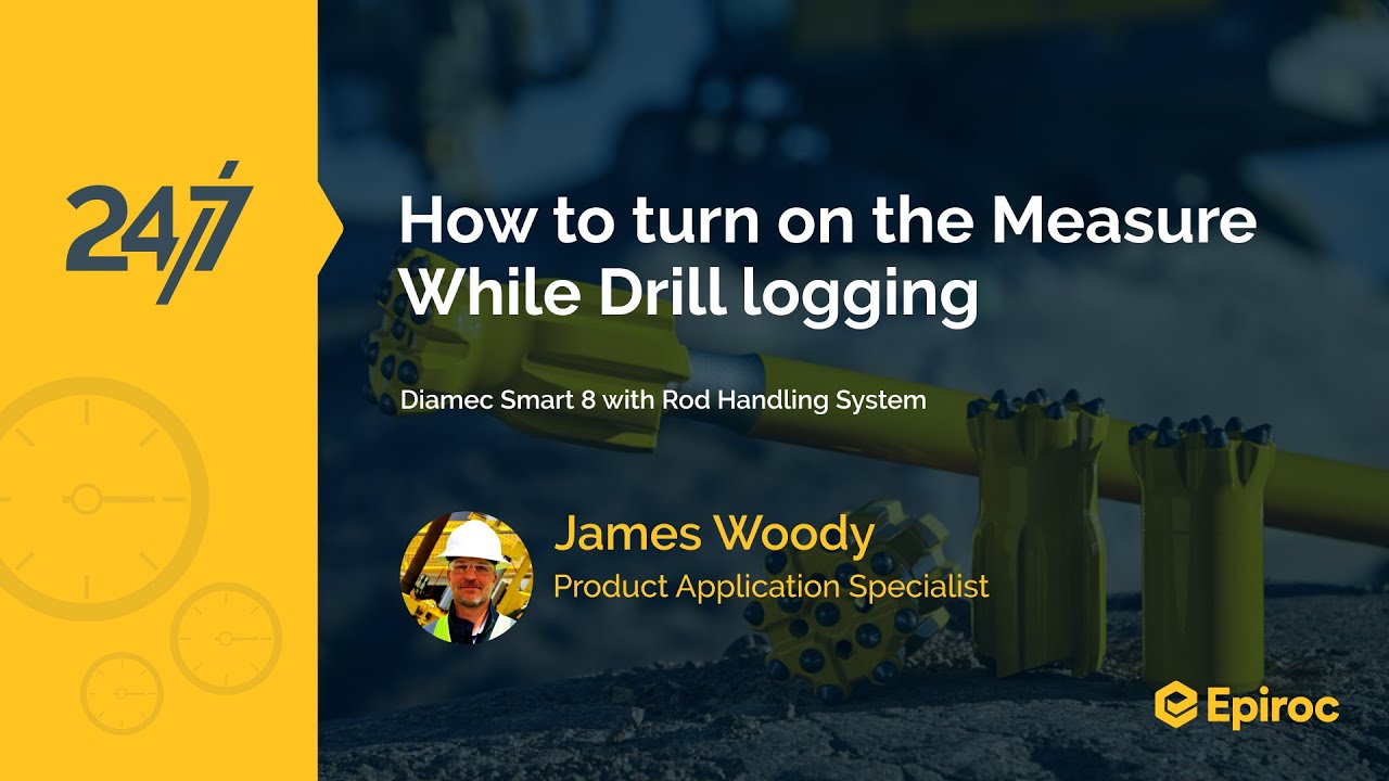 How to turn on Measure While Drilling logging function | Diamec Smart 8 ...