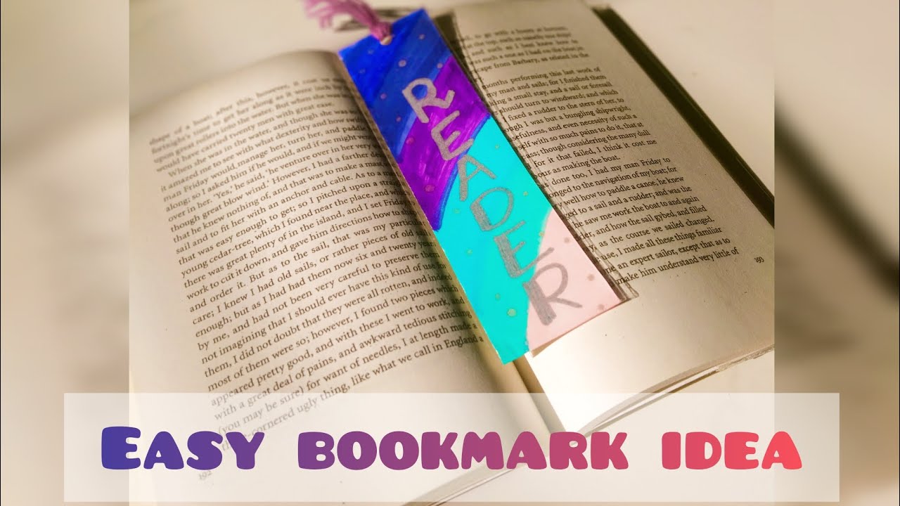 Easy Bookmark idea | handmade bookmark @hashcreativestudio86 - YouTube