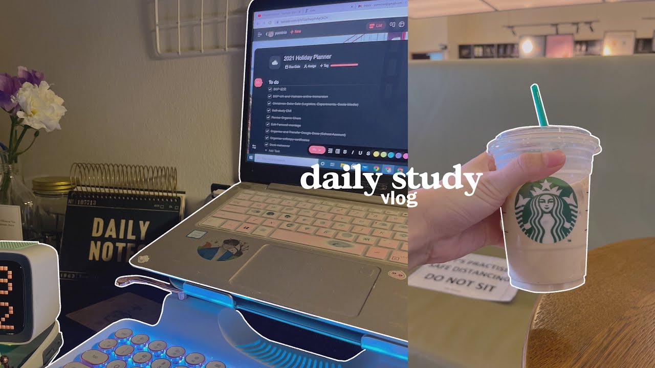 daily productive study vlog singapore ☁️ | back to school, how i plan ...