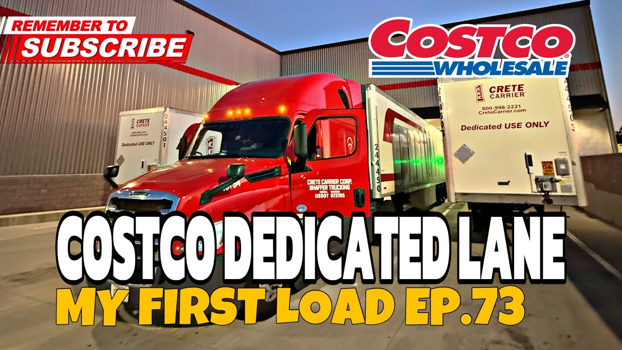 It’s my first day working as a dedicated driver with a Costco account ...