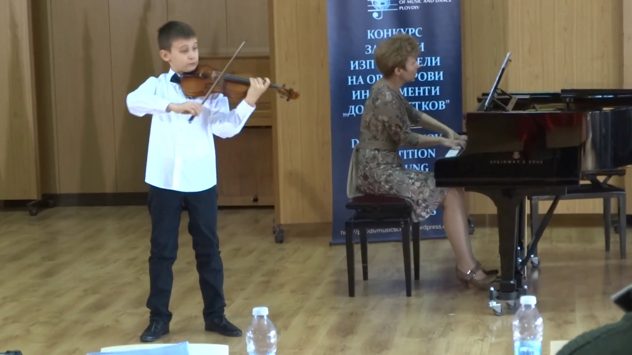 Todor Popov- Chant /Ch. de Beriot Violin Concerto No.9 in A minor, Op ...