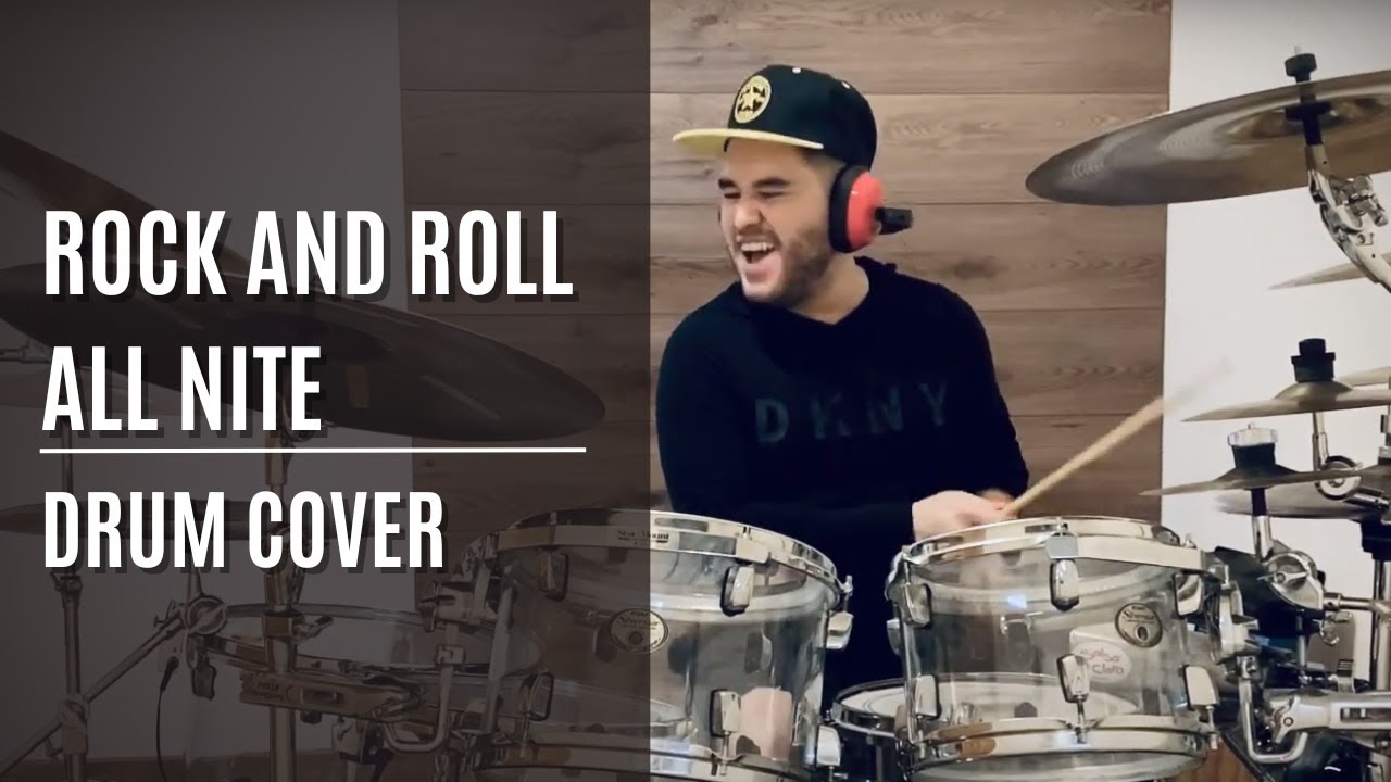 "Rock and Roll All Nite" - Kiss | Drum cover by Emmanuel Infante - YouTube