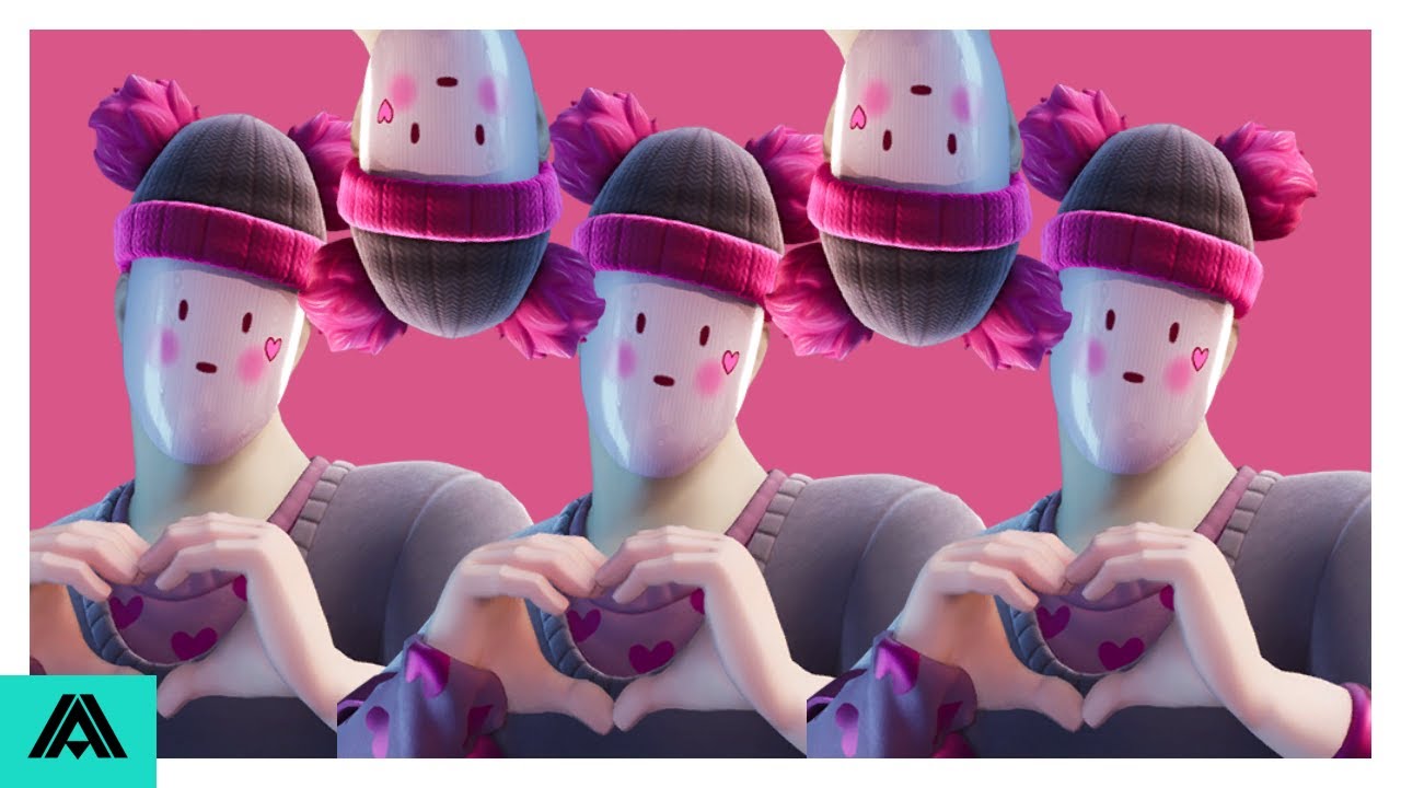Fortnite "Pinkie" Skin Showcase - YouTube