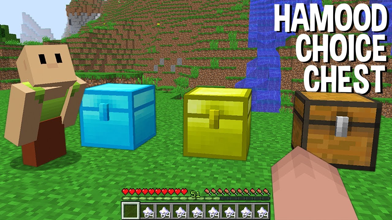 ONLY 1% PEOPLE Can Choose RIGHT HAMOOD HABIBI Chest in Minecraft ...