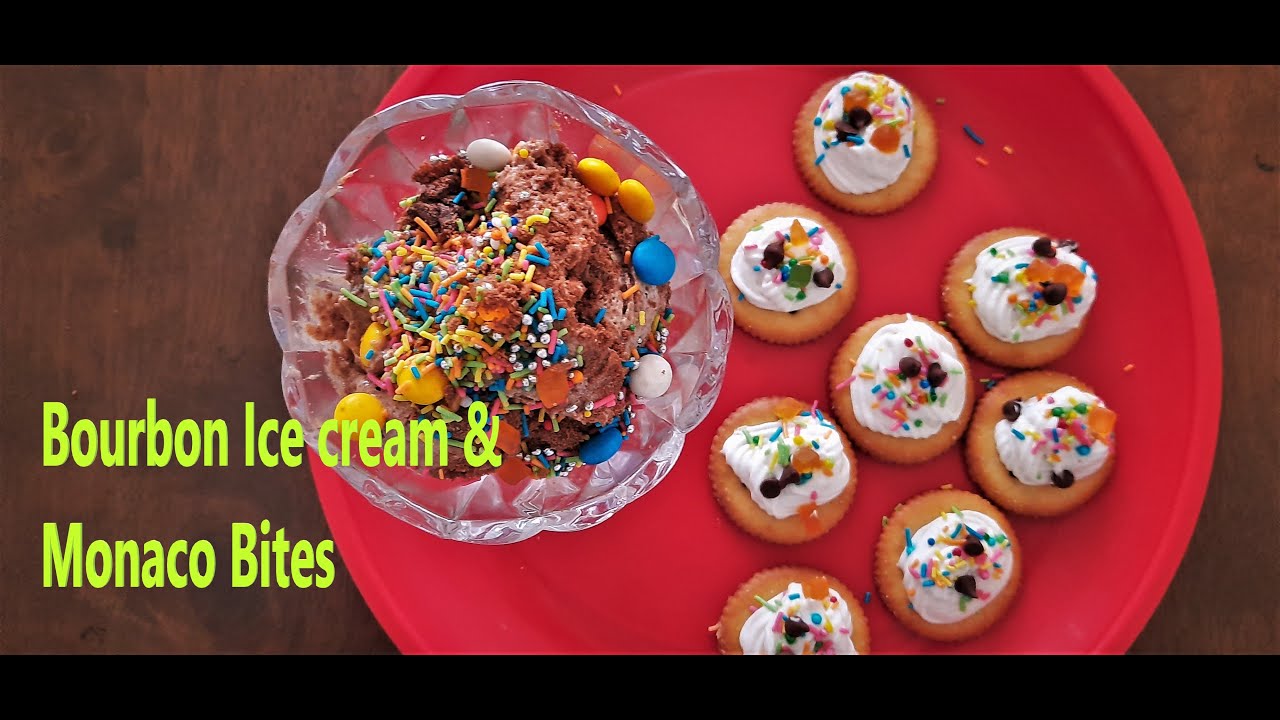 V019 Bourbon Ice cream & Monaco Bites - Easy Party Appetizer Recipe | 5 ...