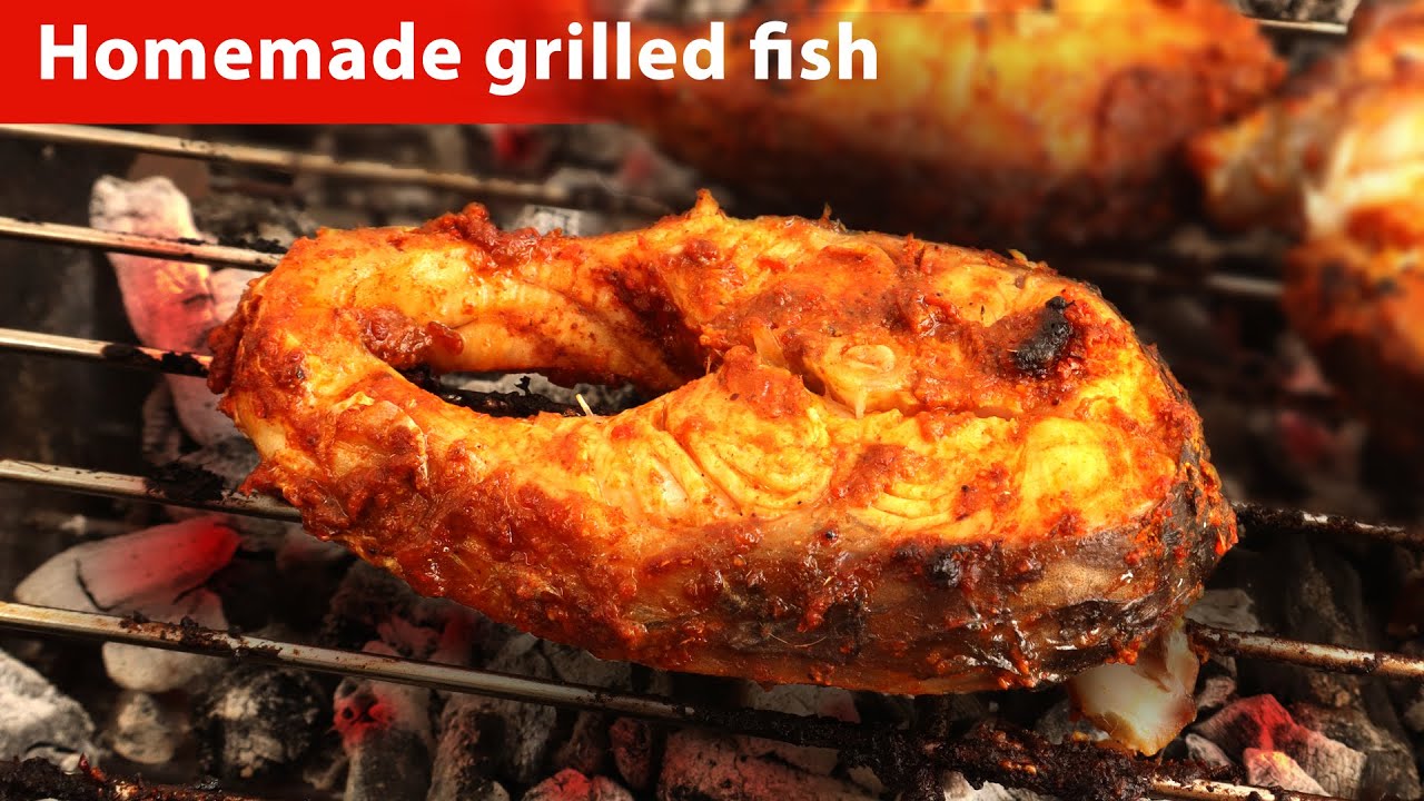 Homemade Grilled Fish | Tandoori Grilled Fish Recipe | Indian grilled ...