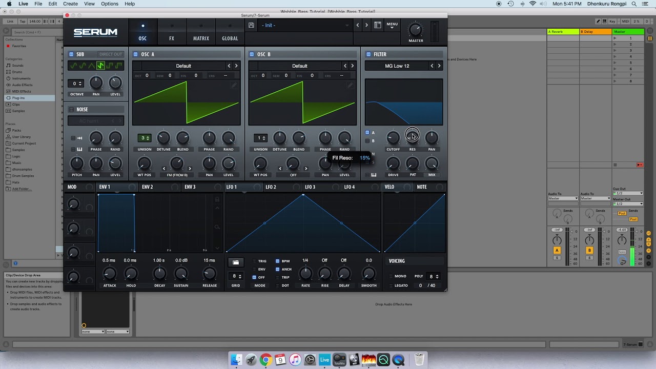 | How To Make A DUBSTEP Styled Wobble Bass In SERUM | - YouTube