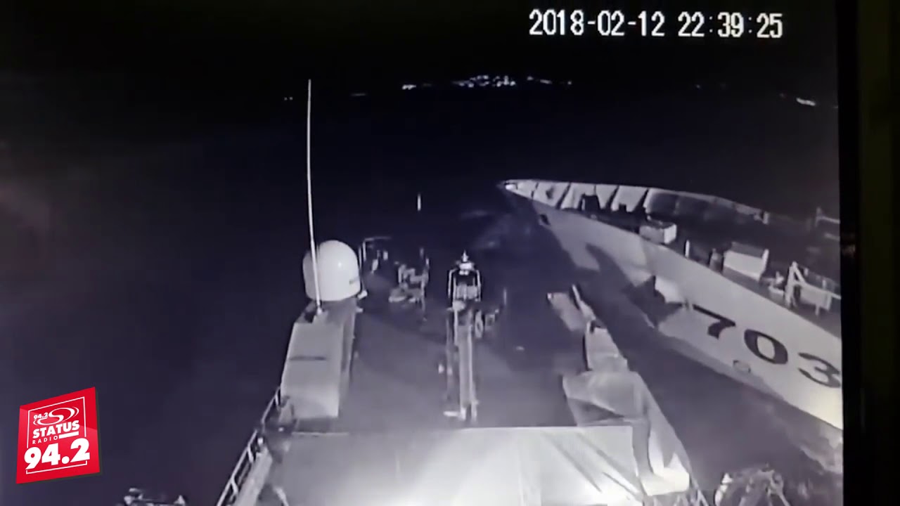 Ο εμβολισμός του πλοίου Γαύδος από την τουρκική ακταιωρό στα Ίμια - YouTube