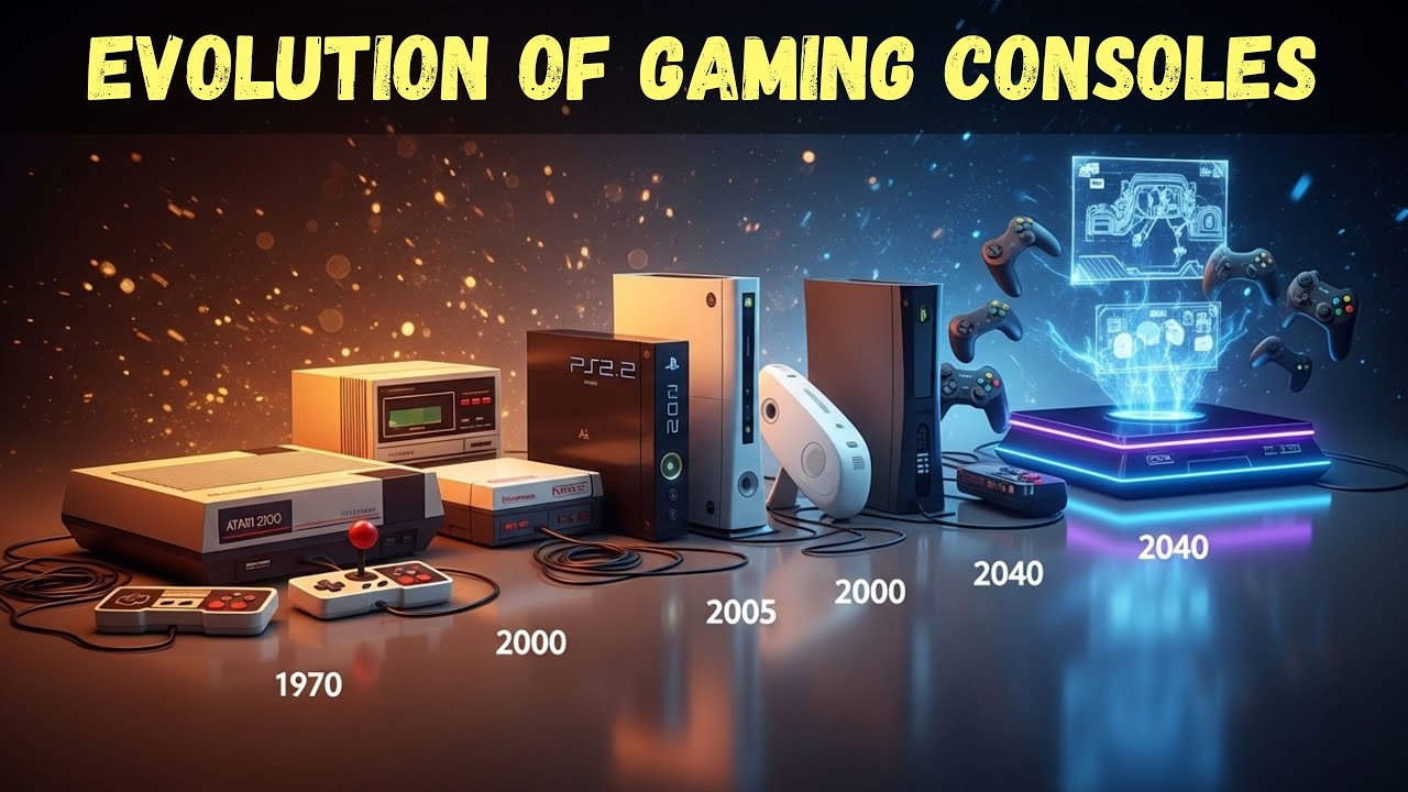 Evolution of Gaming Consoles (1970–2040) 🎮 From Atari to the Future of ...