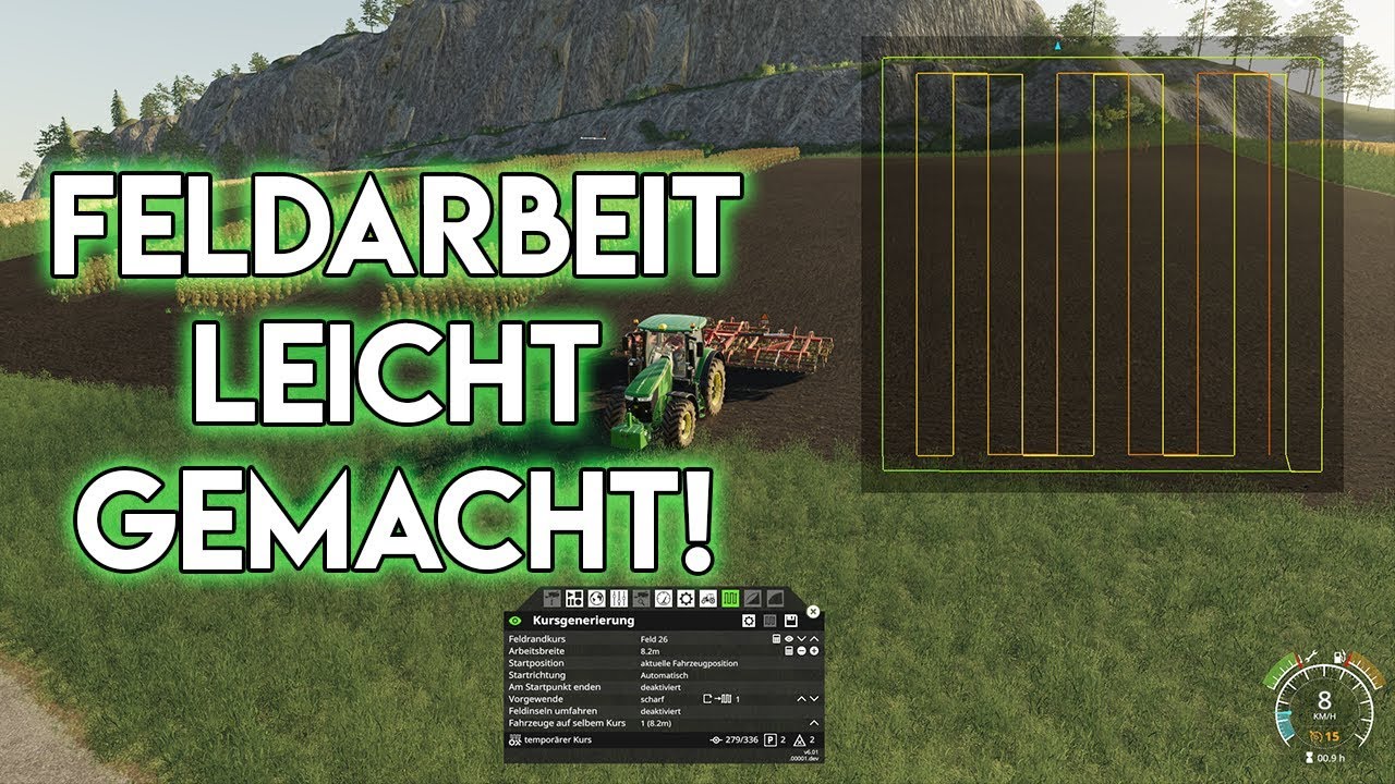 Feldarbeit LEICHT gemacht LS19 Courseplay Tutorial #01 - YouTube