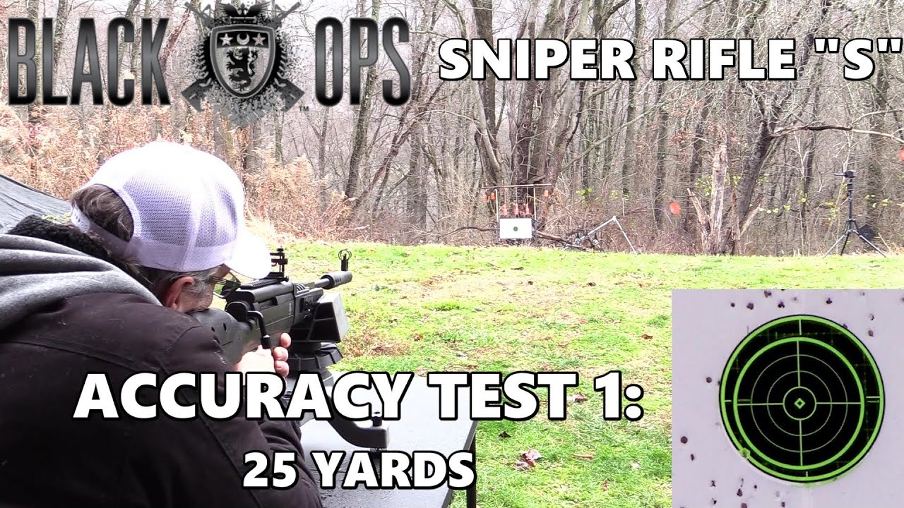 Black Ops Sniper Rifle S Accuracy Test 1 - YouTube