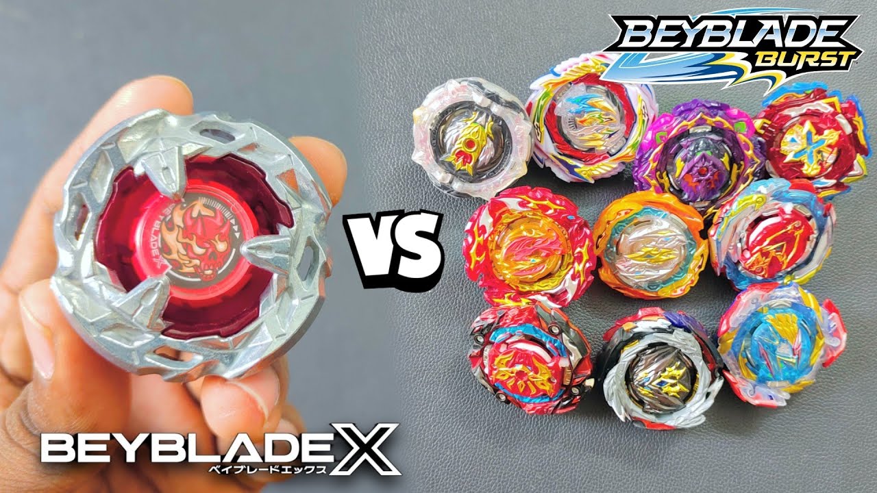 hells scythe ultimate power vs burst beyblades db in real life | burst ...
