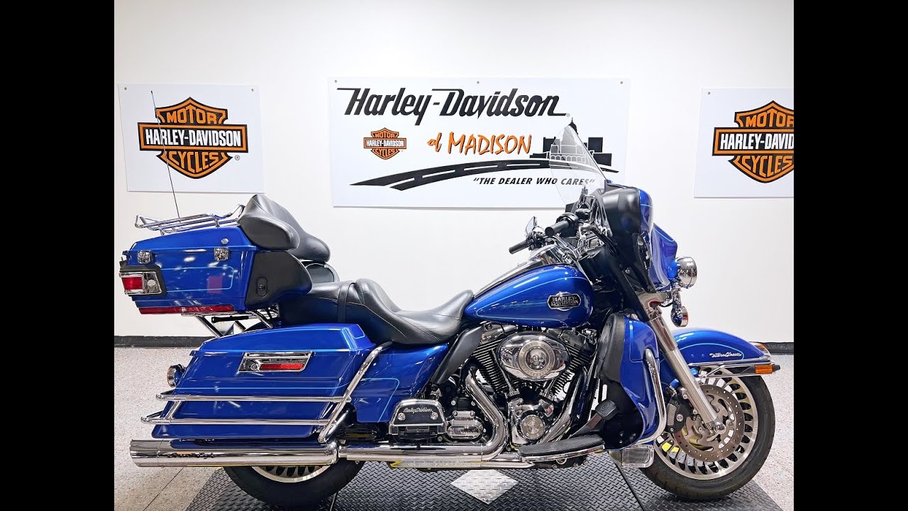 2009 Harley Davidson Ultra Classic Electra Glide FLHTCU FLAME BLUE ...