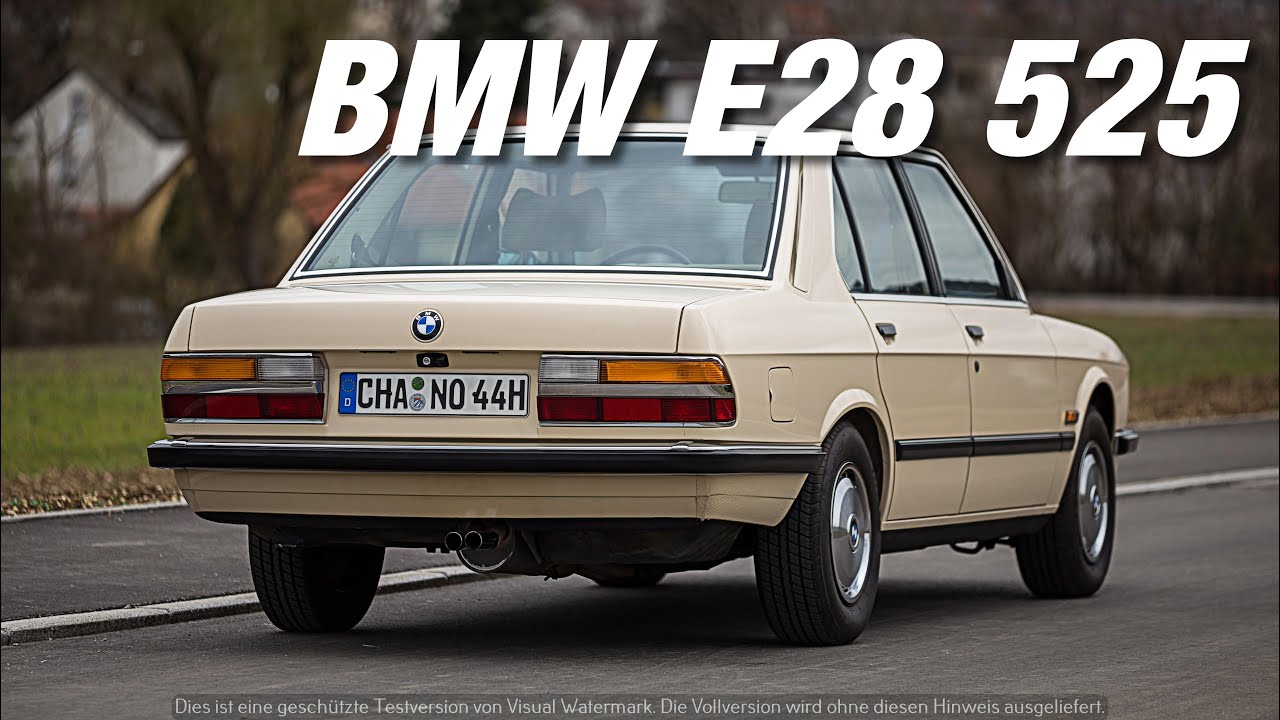1981 BMW E28 525 Very CLEAN Safaribeige Bavaria Edition - YouTube